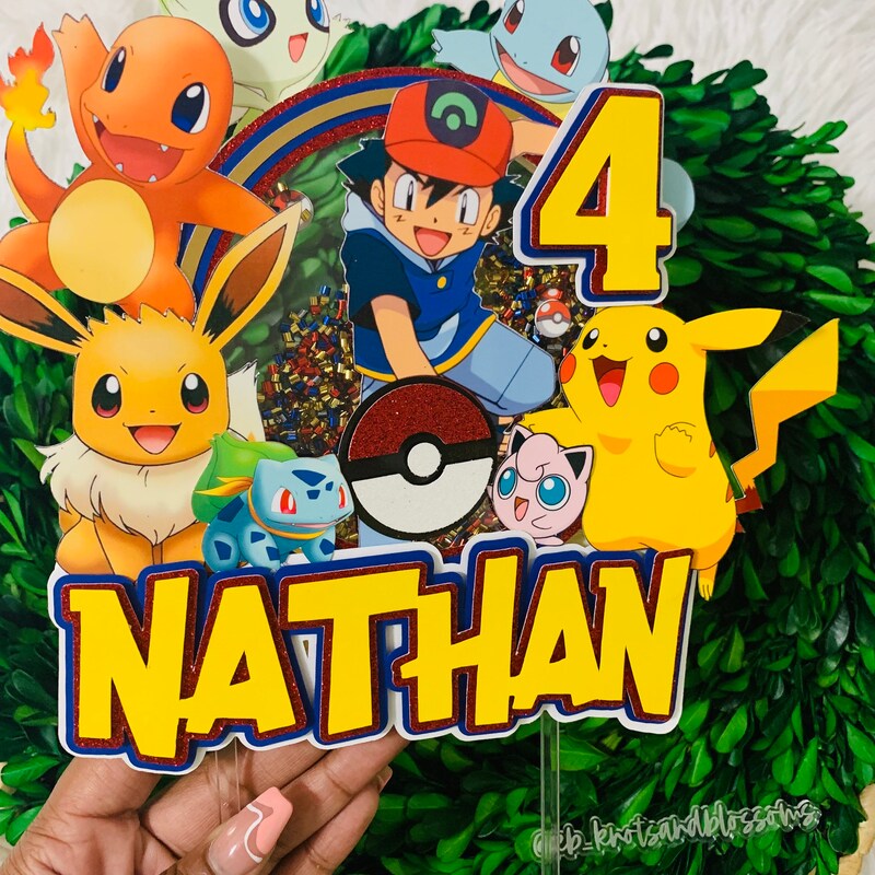 Pokemons Cake Topper - Etsy