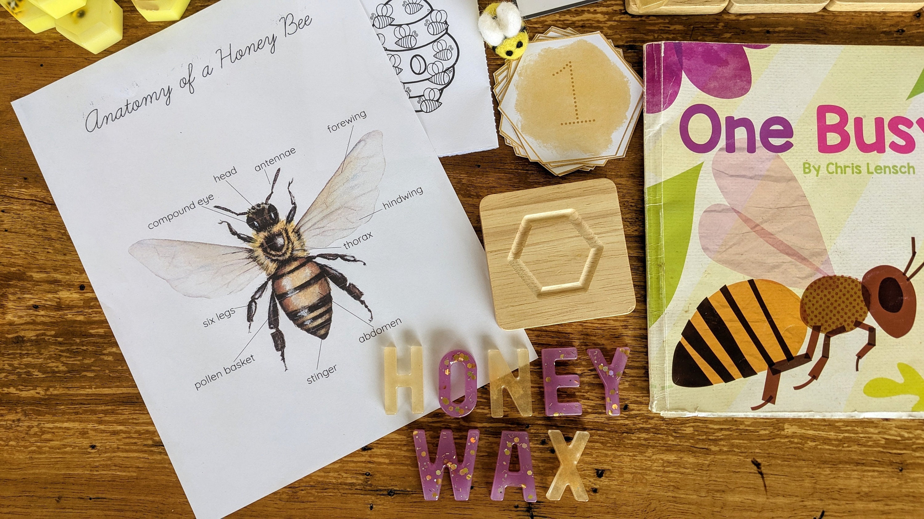 Hexagon Tracing Number Cards 1-10 | Homeschool Printables | Preschool ...