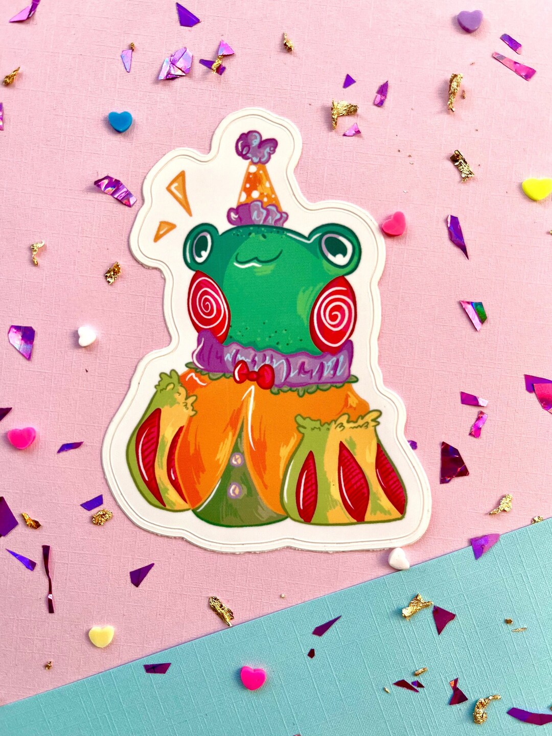 Danny the Frog Overlord Vinyl Sticker - Etsy