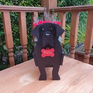 Black Labrador Pet Planter Dog Planter Garden Planter - Etsy UK
