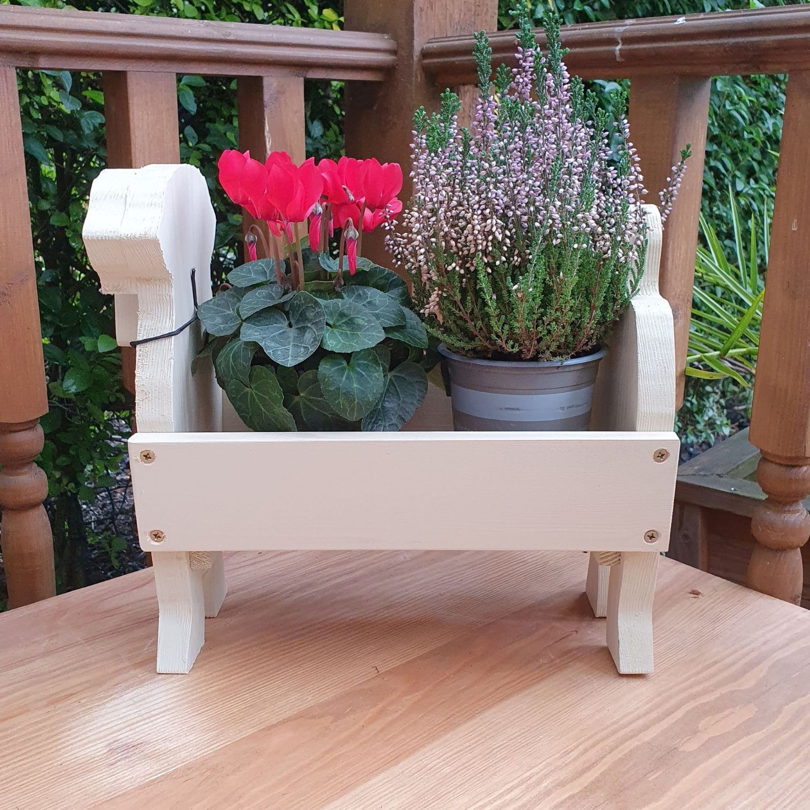 Golden Labrador Dog Planter, Handmade Pine Pet Planter - Etsy UK