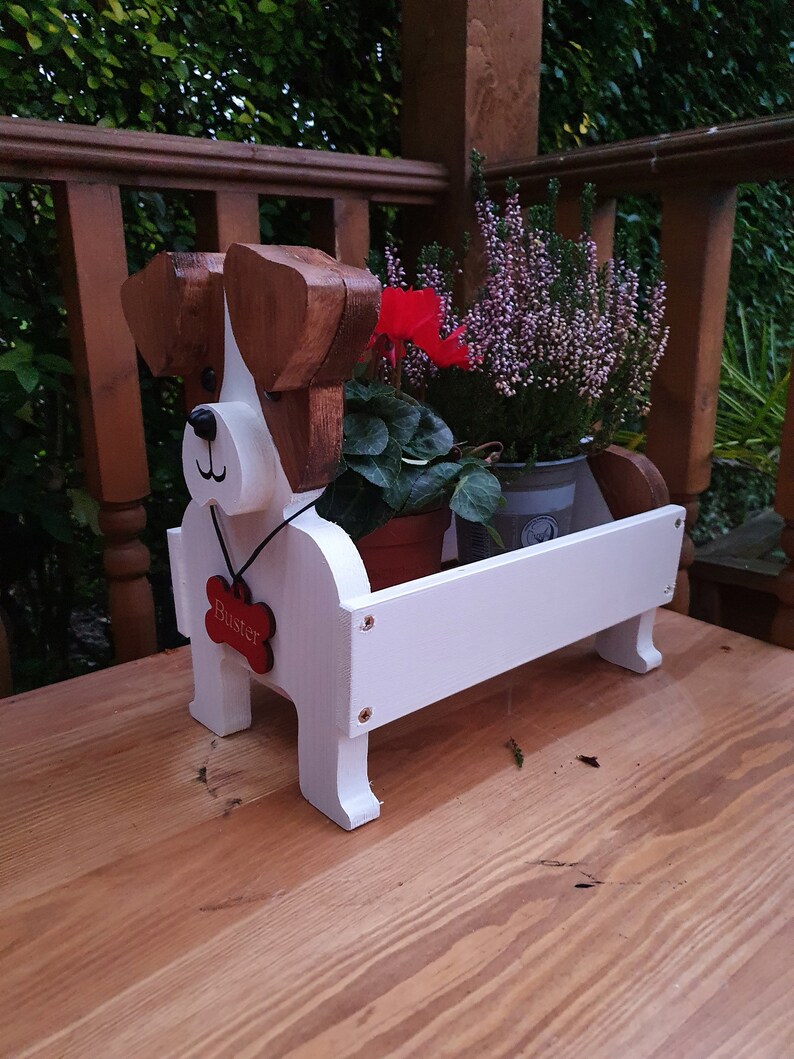 Jack Russell Pet Planter Dog Planter Garden Planter - Etsy