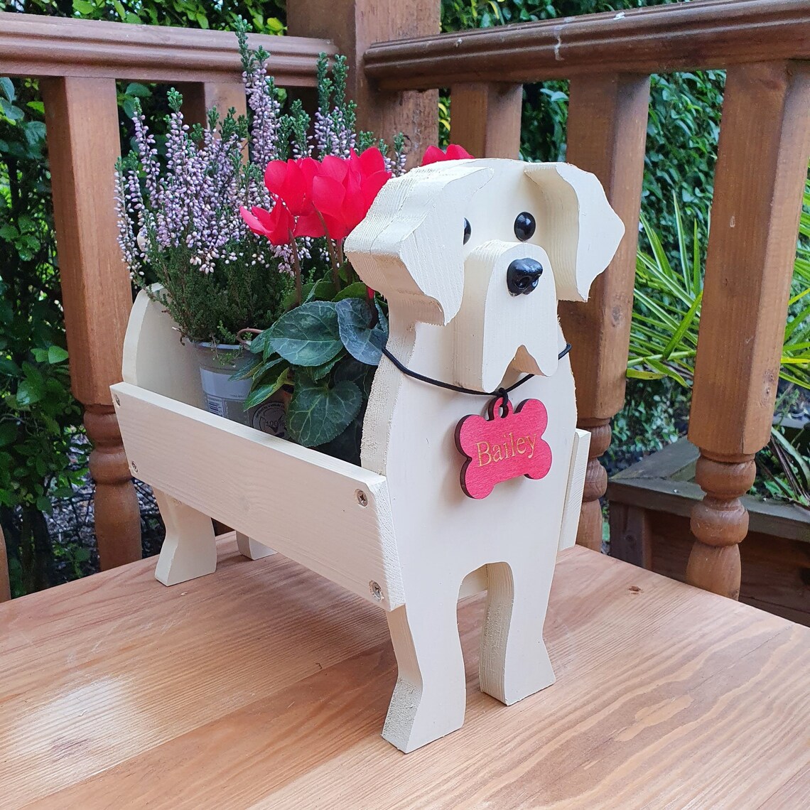 Golden Labrador Dog Planter, Garden Memorial Gift. - Etsy UK