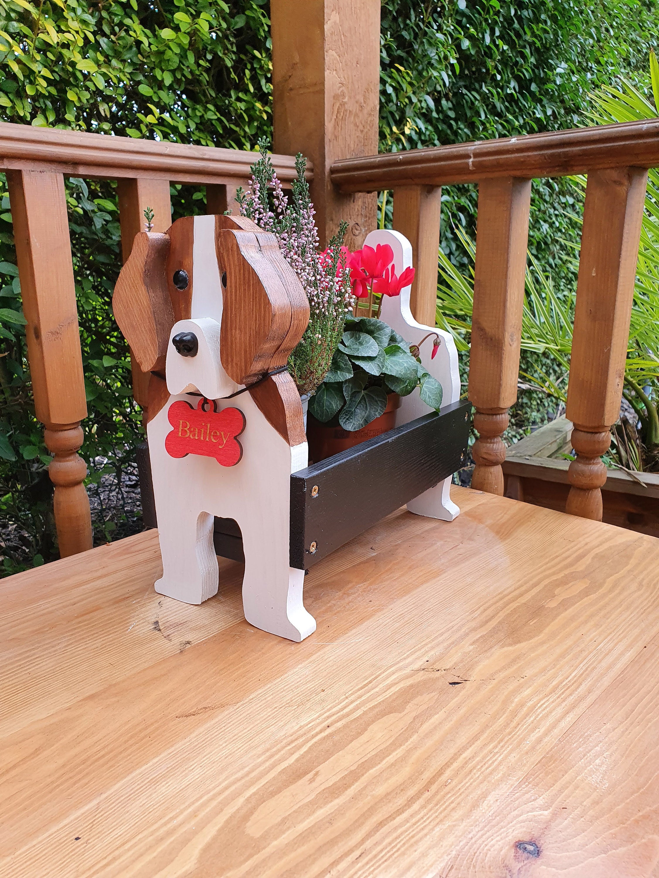 Beagle Pet Planter Dog Planter Birthday Gift - Etsy UK