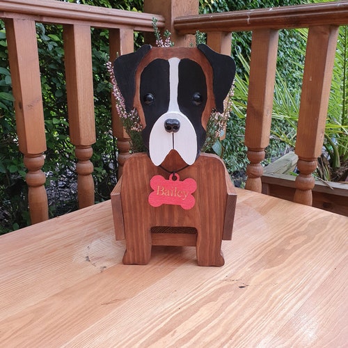 Boxer Pet Planter Dog Planter Birthday Gift - Etsy