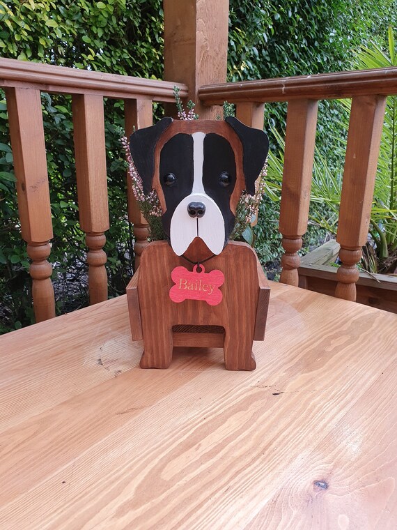 Boxer Pet Planter Dog Planter Birthday Gift | Etsy