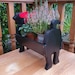 Black Labrador Dog Planter – Outdoor Garden Decor - Memorial Gift - Etsy