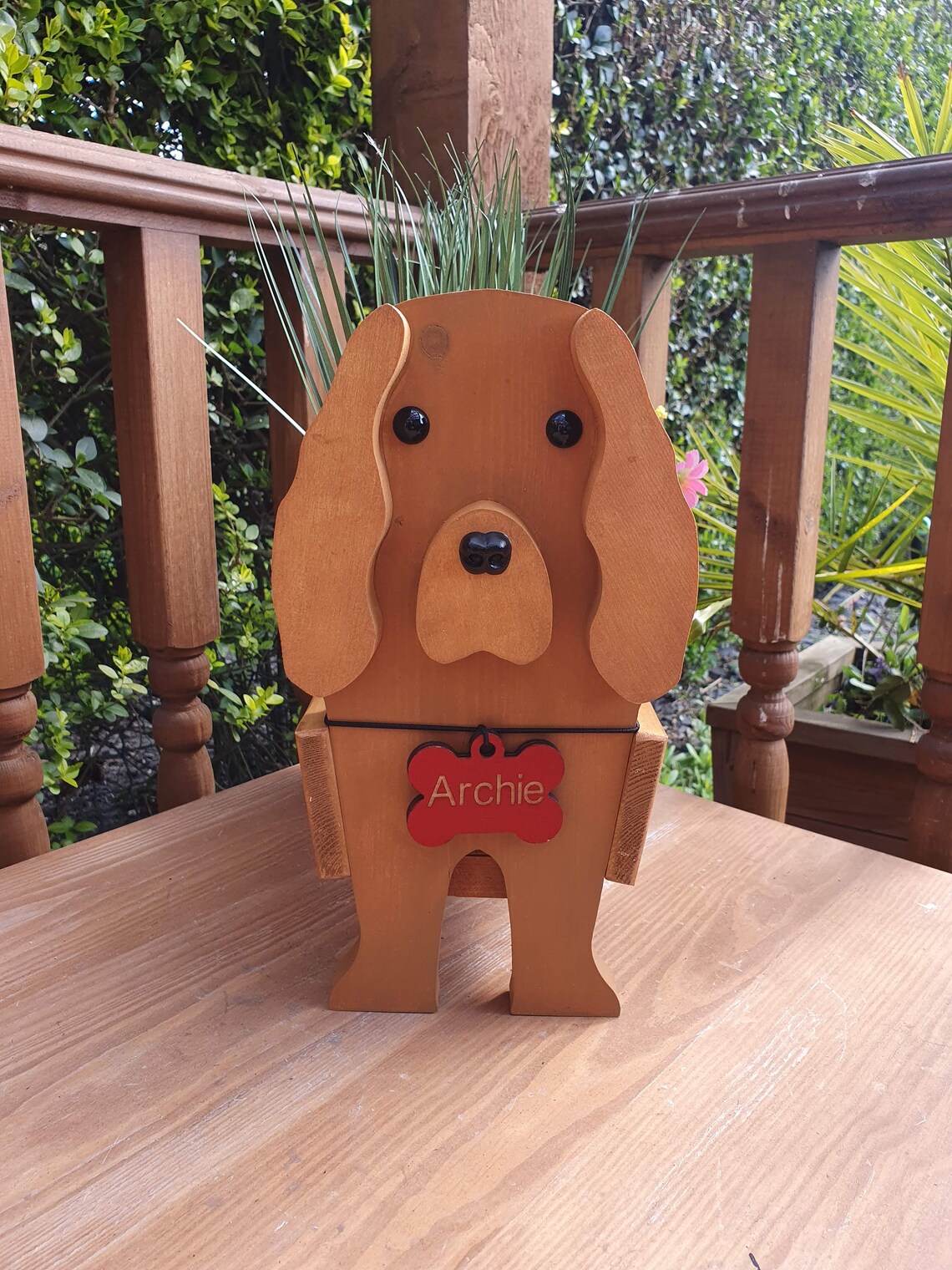 Golden Springer Pet Planter Dog Planter Birthday Gift - Etsy