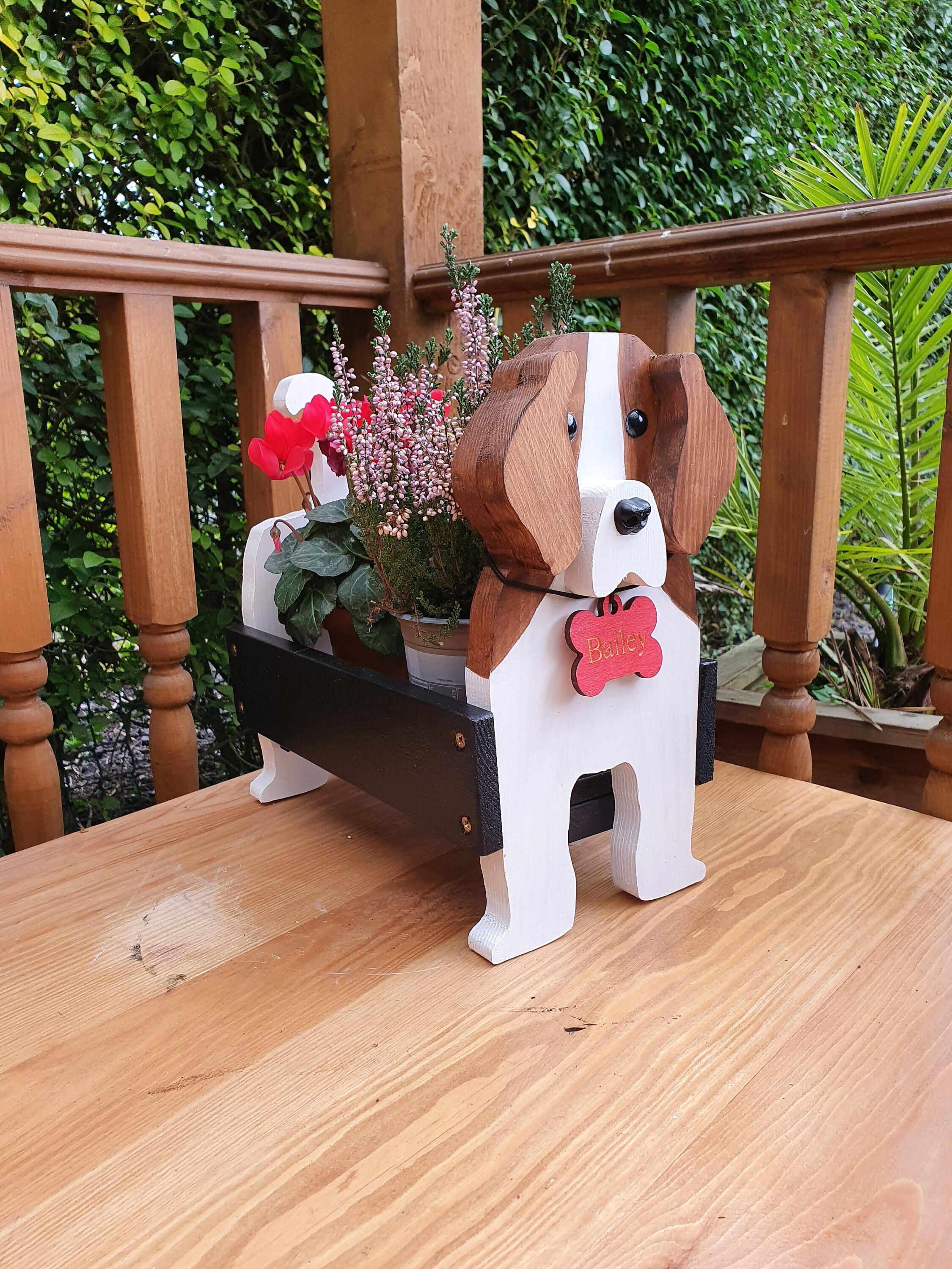 Beagle Pet Planter Dog Planter Birthday Gift | Etsy
