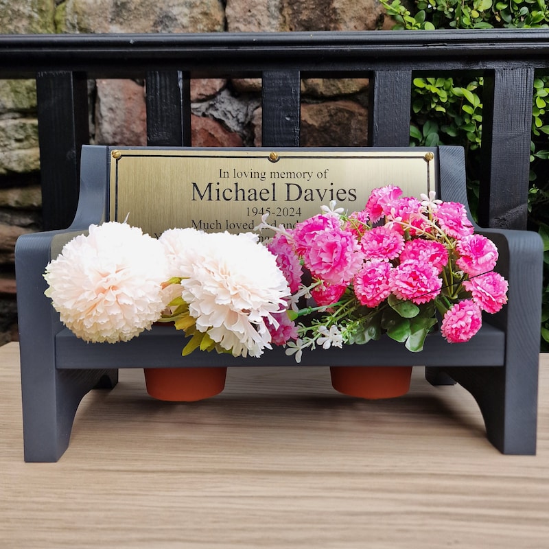 Memorial Bench Plaque - Etsy