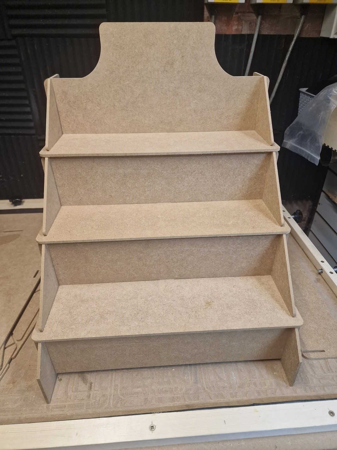 Display Stand for for Craft Fairs, 3 Tiered With Logo Space Above ...