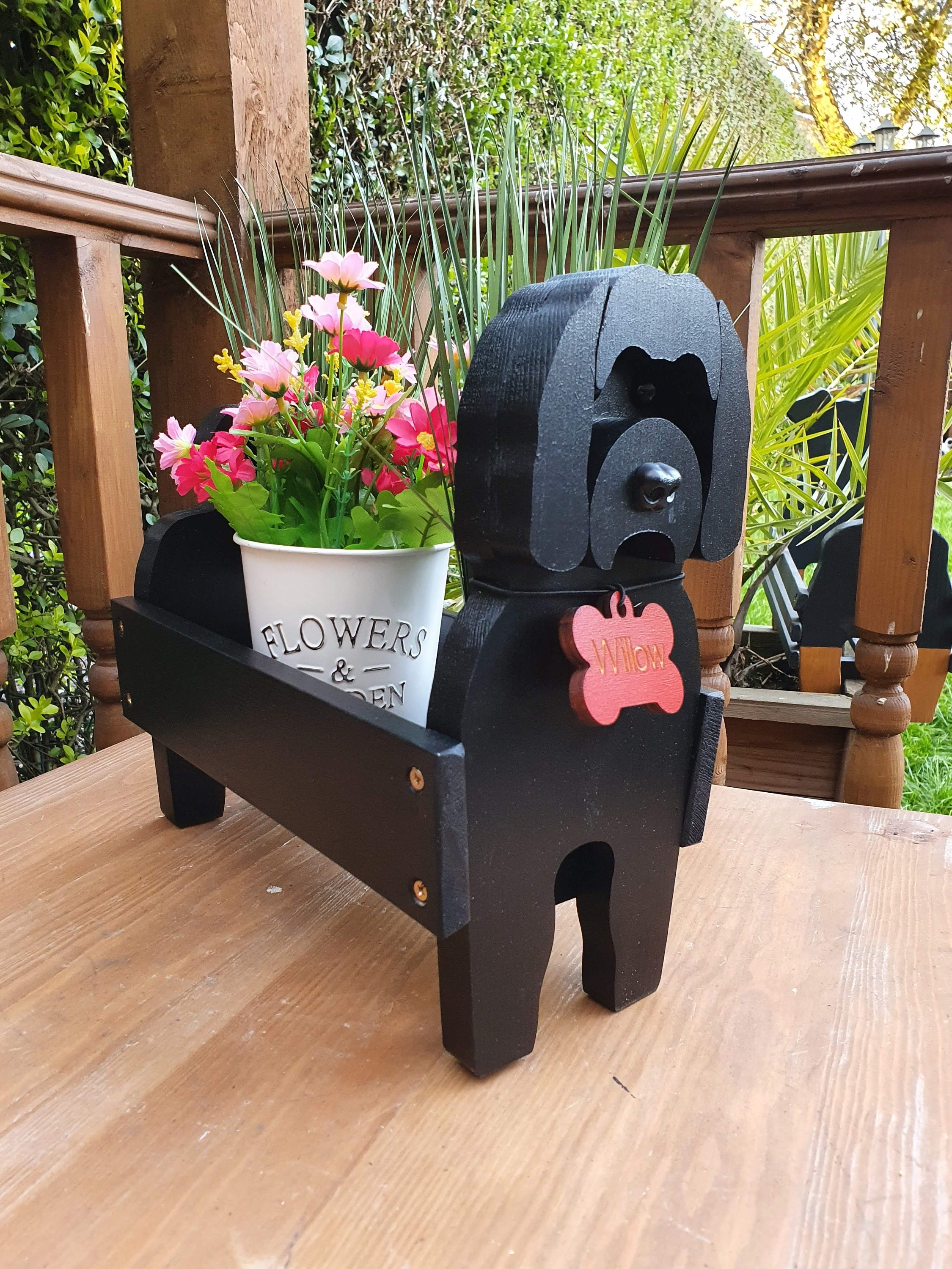 Black Cockerpoo Pet Planter Dog Planter Birthday Gift - Etsy