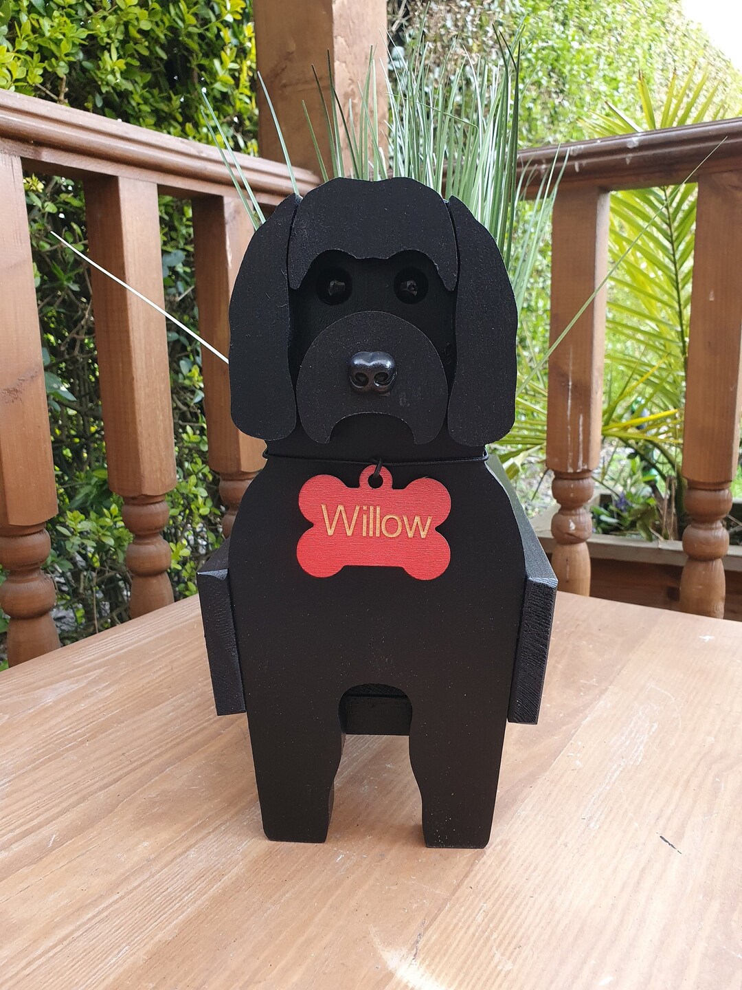 Black Cockerpoo Pet Planter Dog Planter Birthday Gift - Etsy