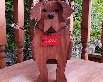 Black Labrador Pet Planter Dog Planter Garden Planter Birthday Gift - Etsy