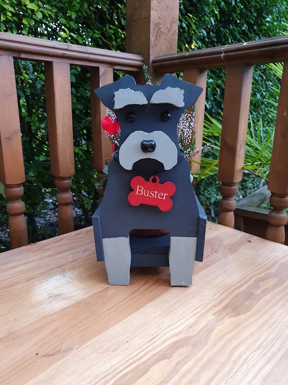 Miniature Schnauzer Pet Planter Dog Planter Birthday Gift - Etsy