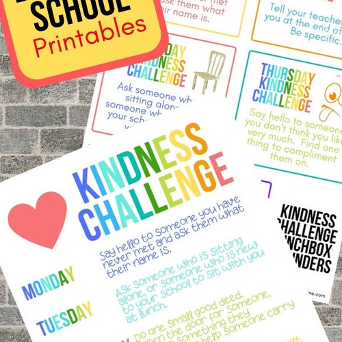 Kindness Challenge - Etsy