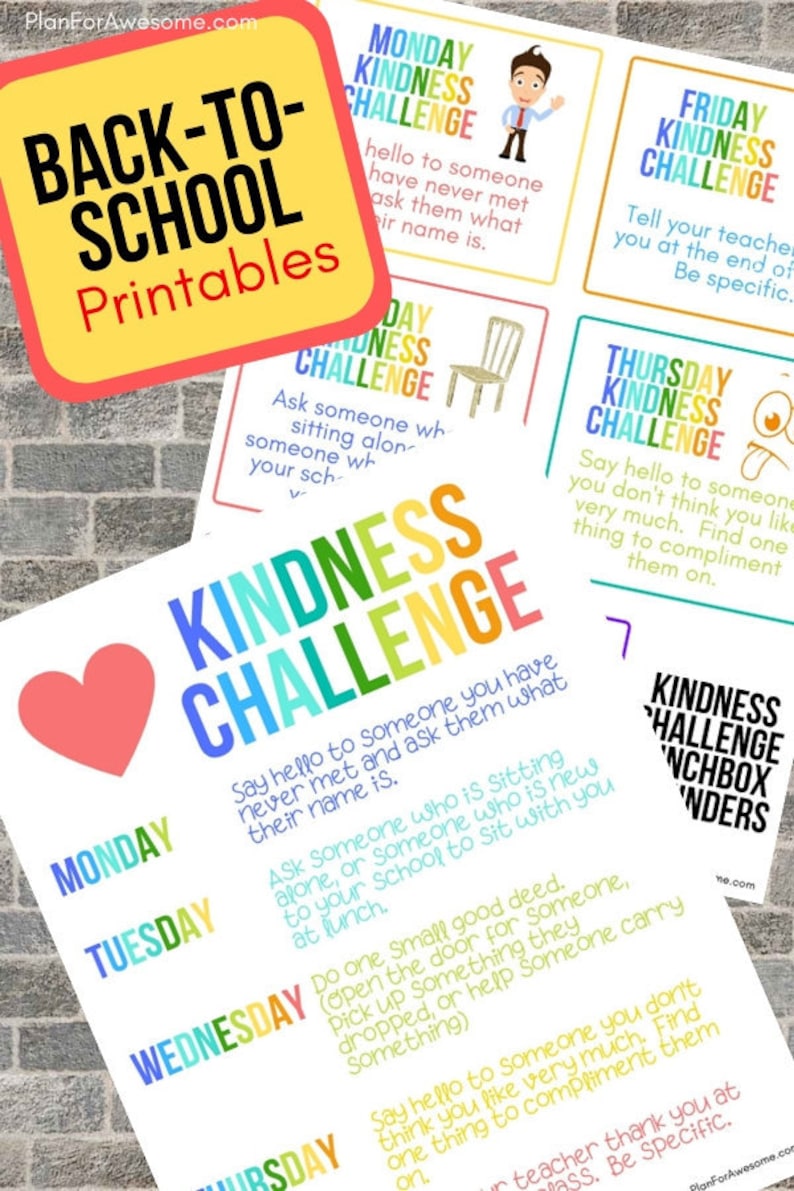 Kindness Challenge - Etsy