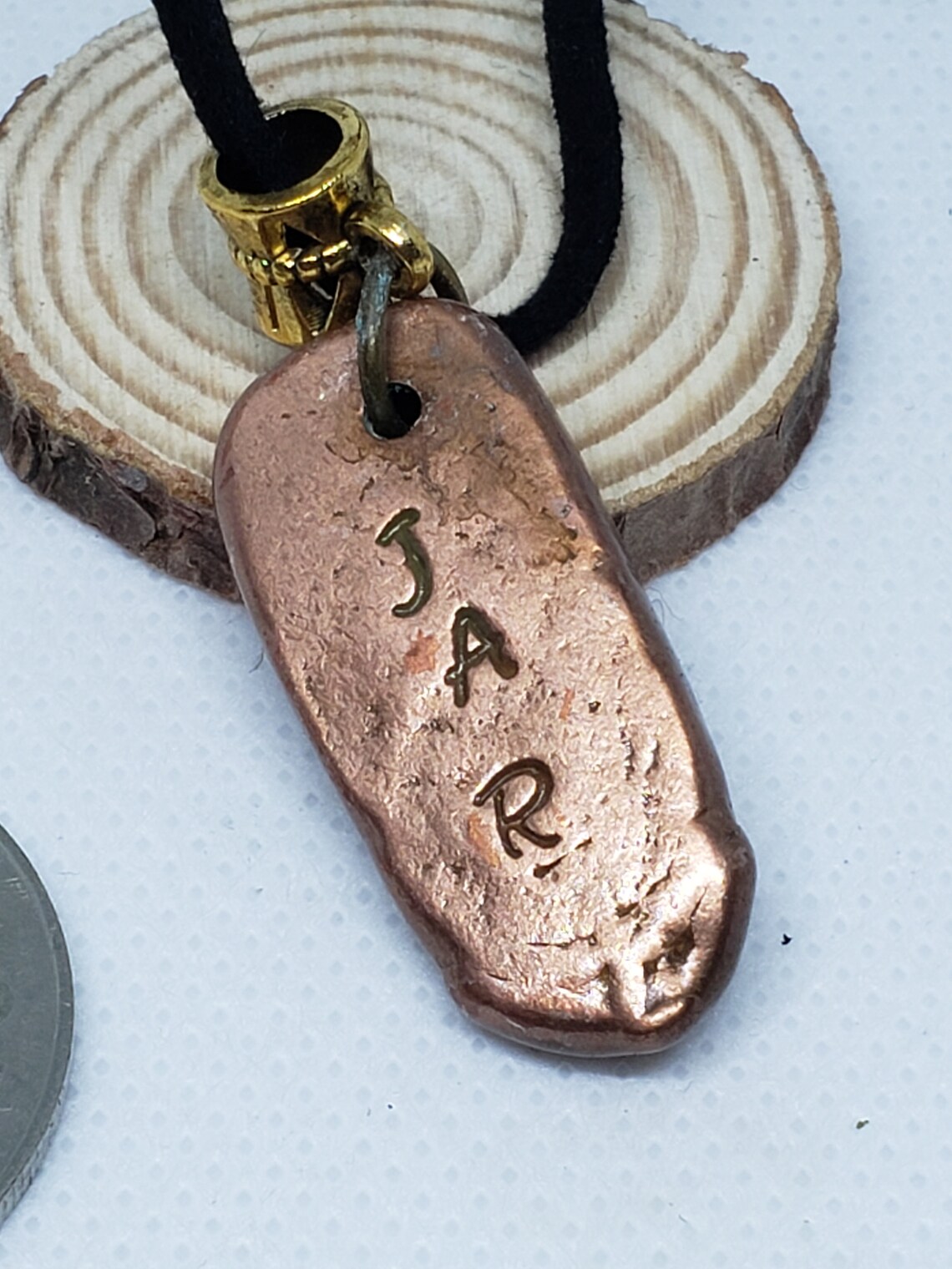 Cute Handmade Copper Pendant - Etsy