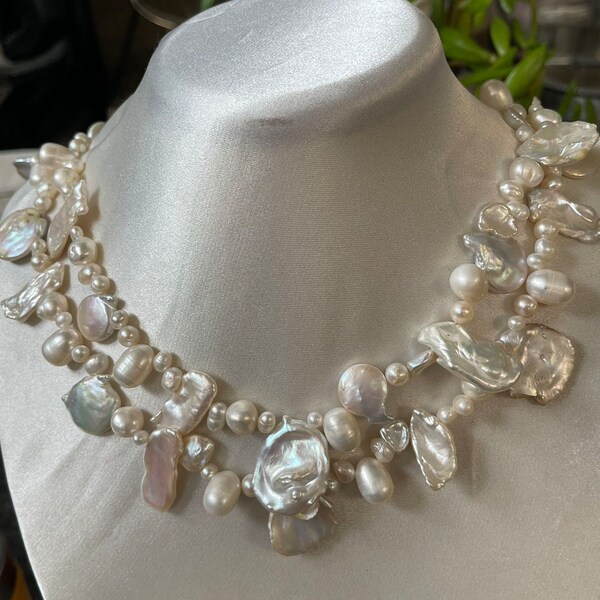 Two Strands Pearls - Etsy