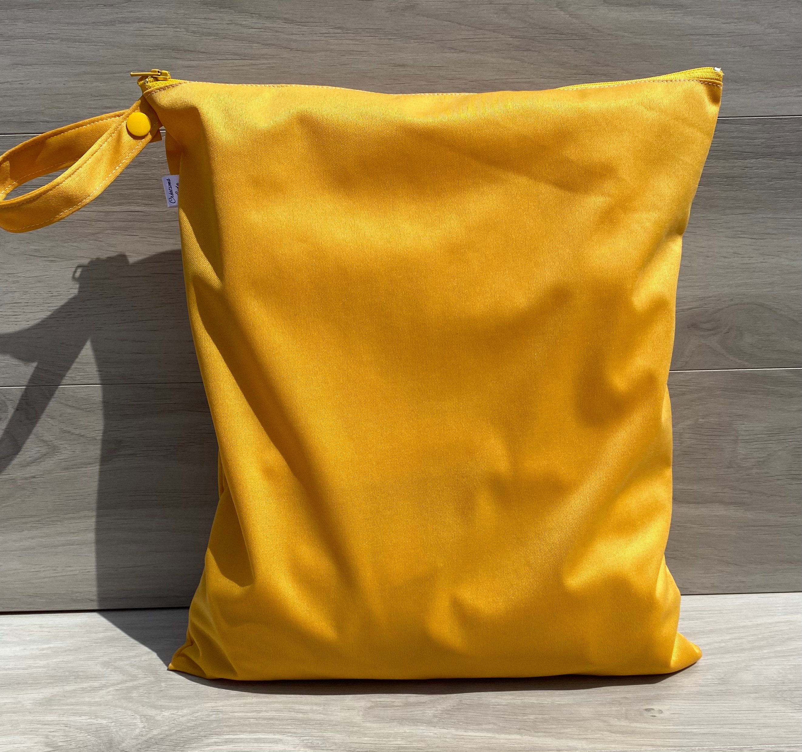 Large wetbag waterproof bag mustard yellow | Etsy