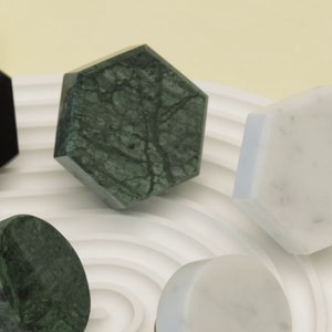 Marble Brass Cabinet Handles, Marble Handles Knobs Hardware, Green ...