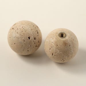 Travertine Brass Cabinet Drawer Knob, Marble Handles Knobs Hardware ...