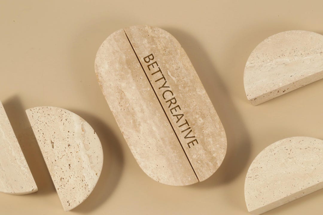 Travertine Cabinet Drawer Knob Pulls, Marble Oval Handles Knob, Custom ...