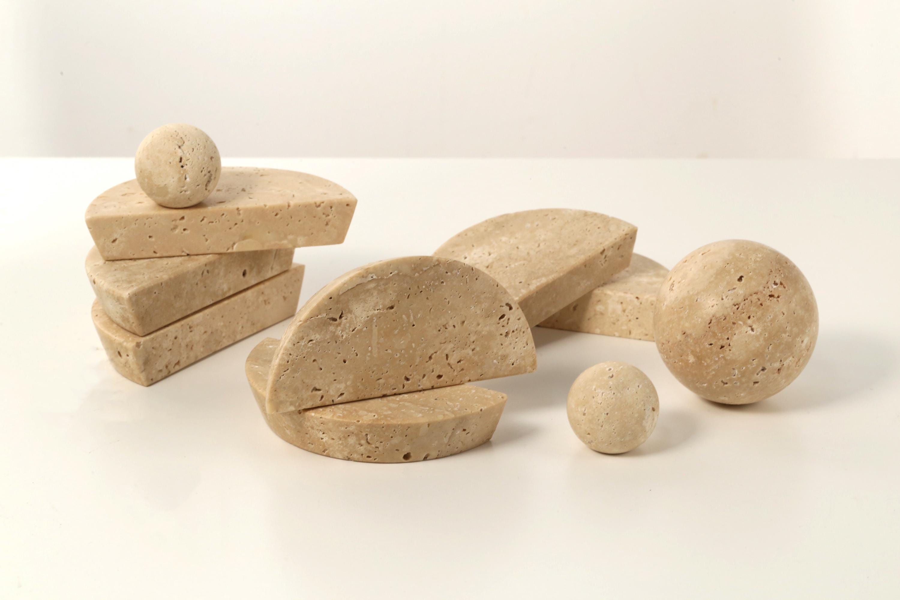 Travertine Brass Cabinet Drawer Knob, Marble Handles Knobs Hardware ...