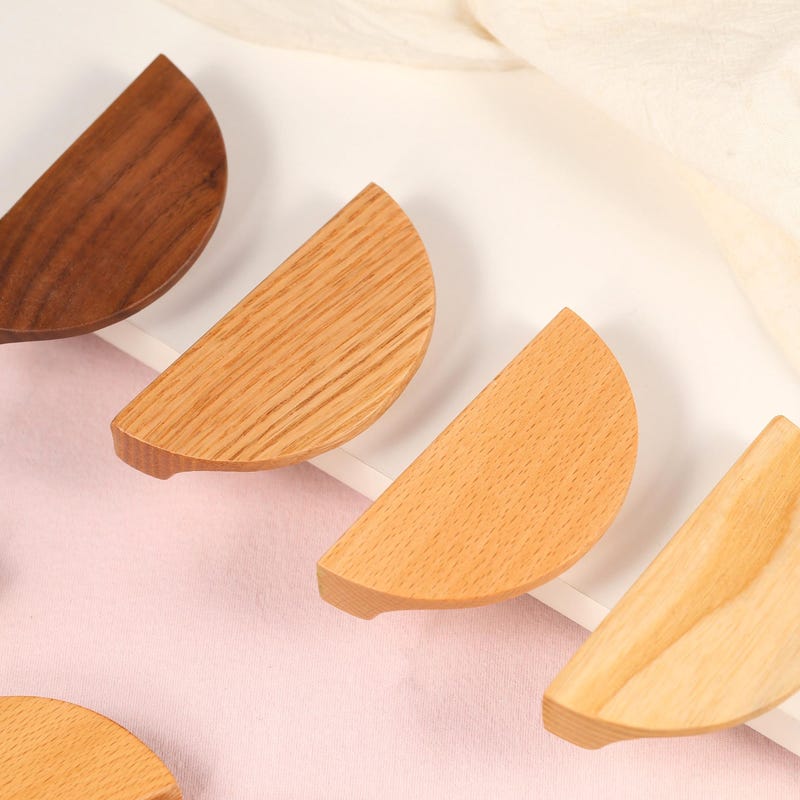 Wood Drawer Pulls - Etsy