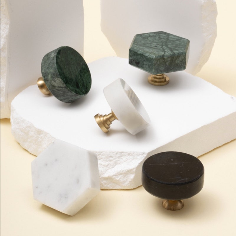 Stone Drawer Pulls - Etsy