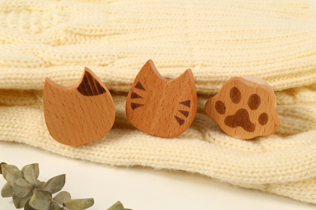 Cat Nursery Room Knobs for Cabinet, Cat Paw Drawer Knobs, Cute Knobs, Kid Knobs for Furniture ...