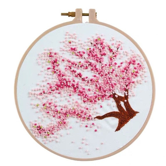 Blossom Tree Embroidery Kit Kits & How To Sewing & Needlecraft Craft ...