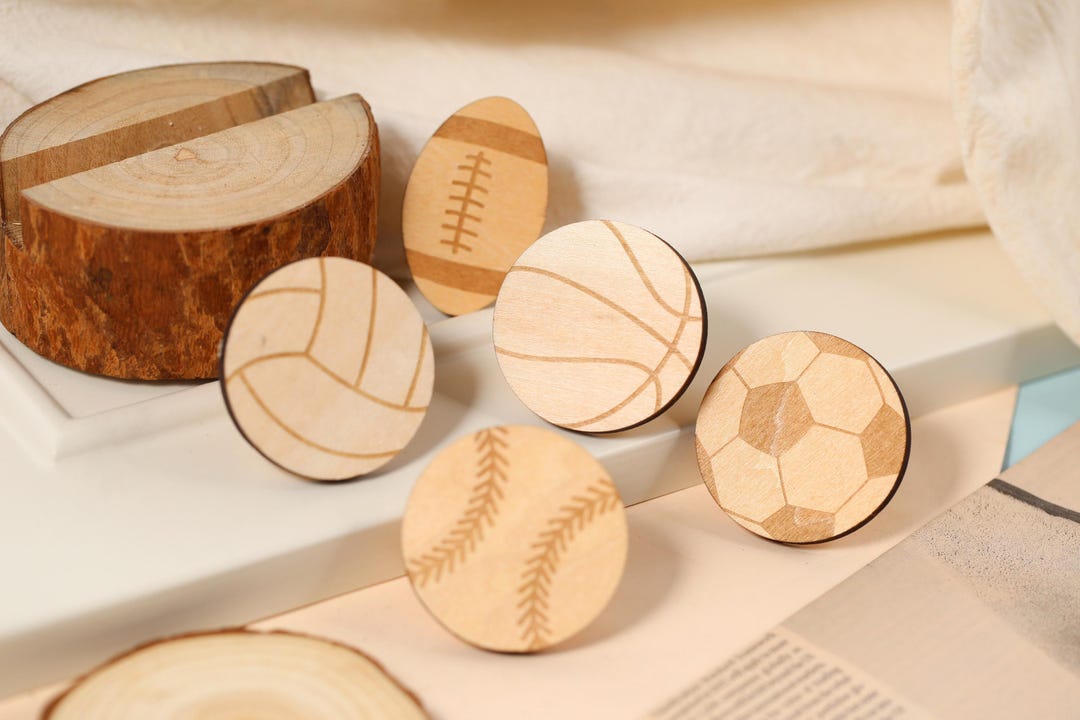 Wooden Football Cabinet Knob, Sport Themed Kid Room Handles Hardware ...