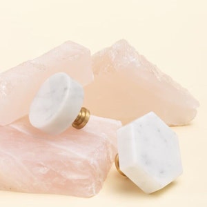 Marble Brass Cabinet Handles, Marble Handles Knobs Hardware, Green Round Door Pulls, Black ...