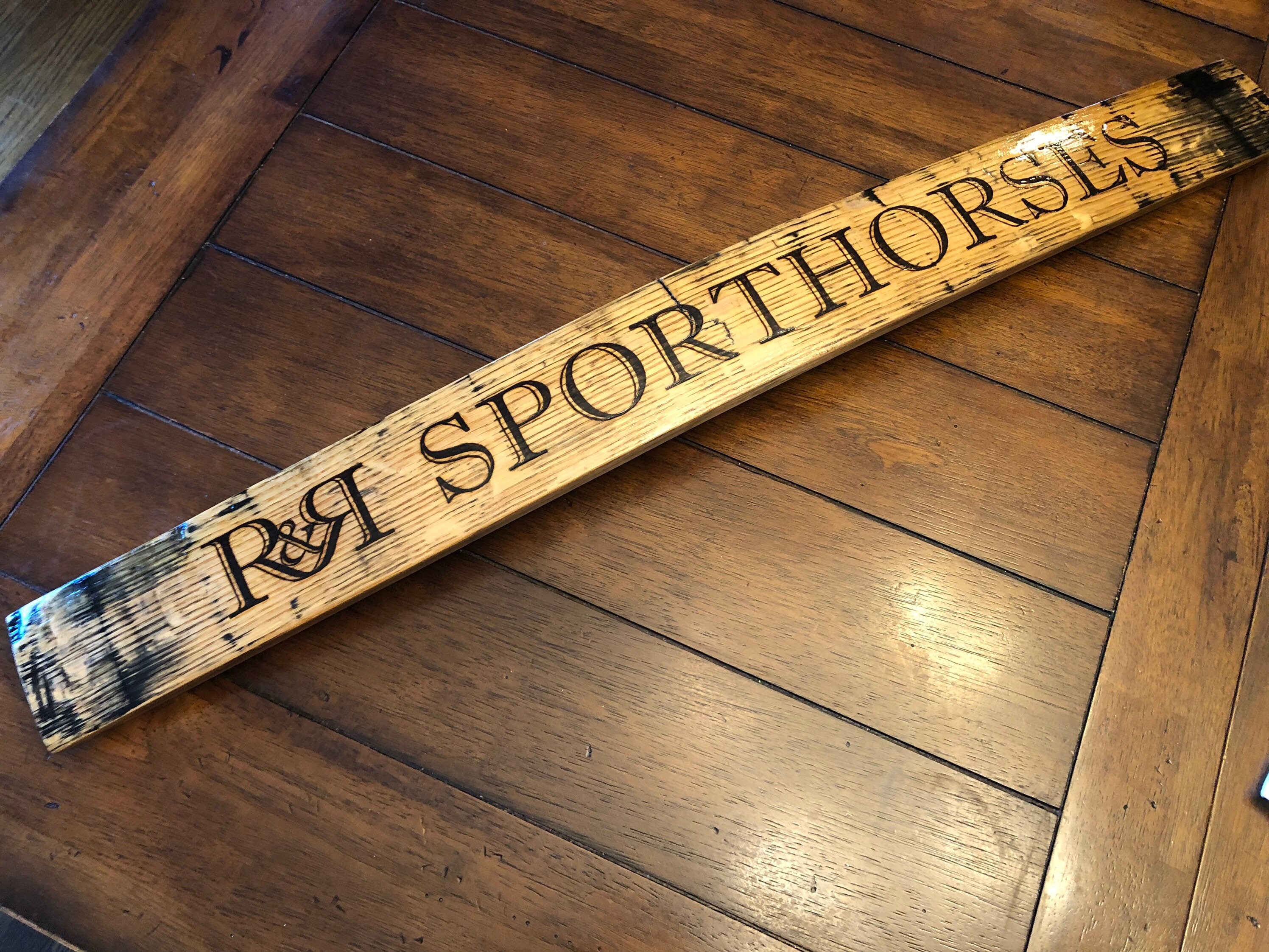 Barrel Stave Sign - Name, Quote or Coordinates - Etsy