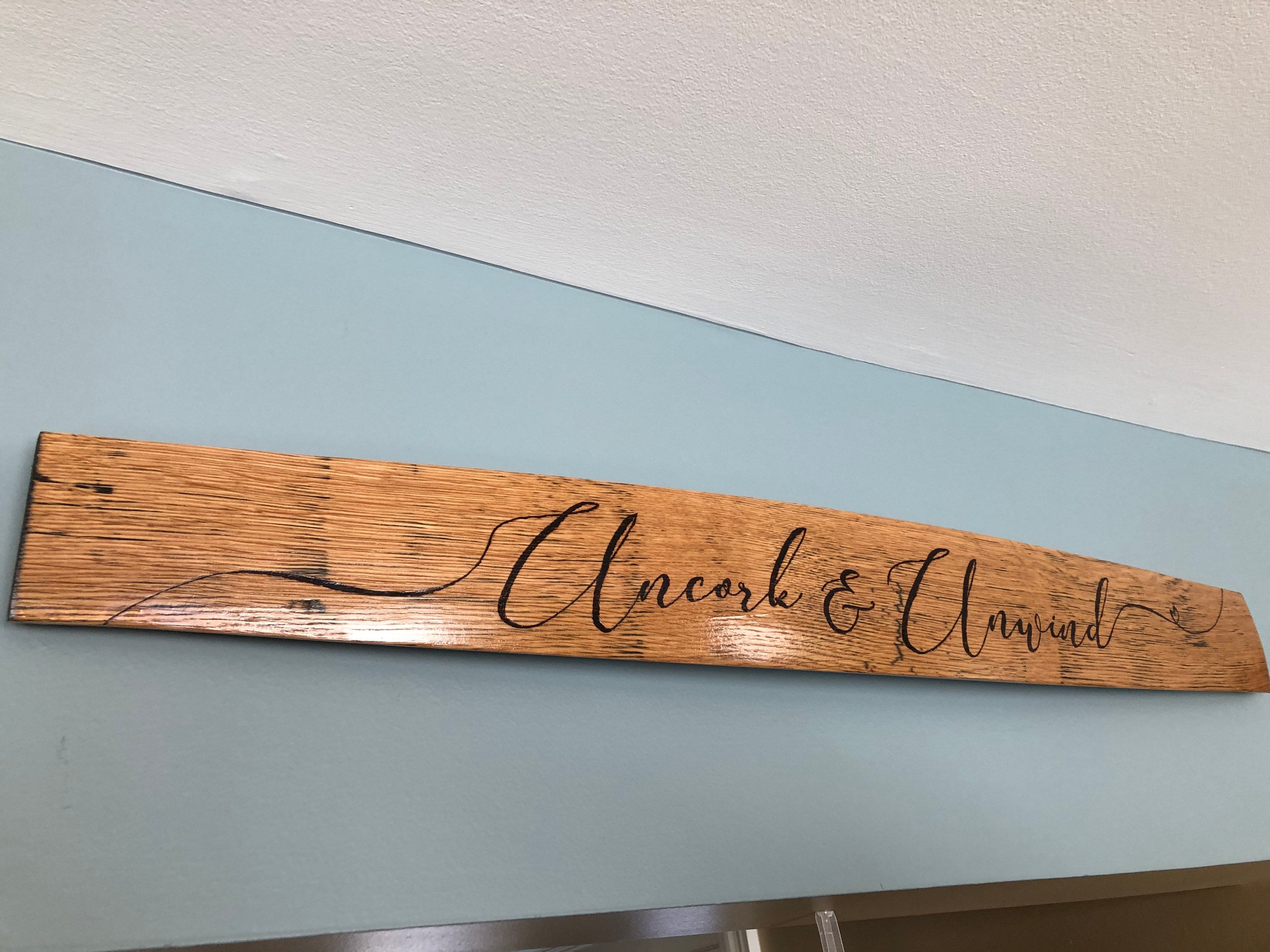 Barrel Stave Sign Name, Quote or Coordinates - Etsy