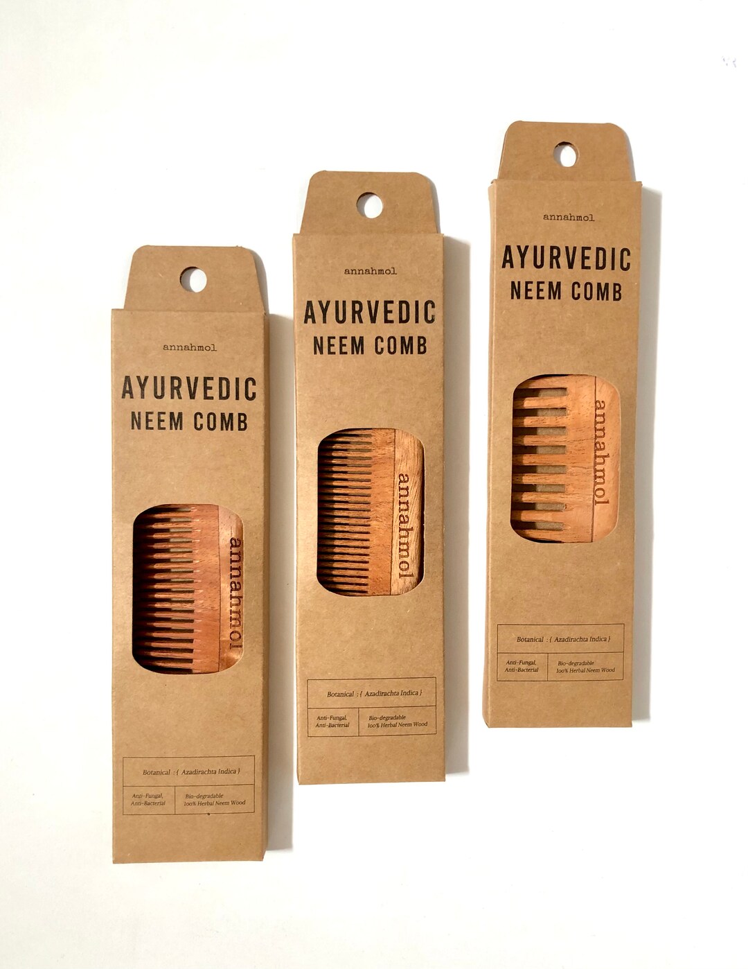 Handmade Ayurvedic Neem Comb - Etsy