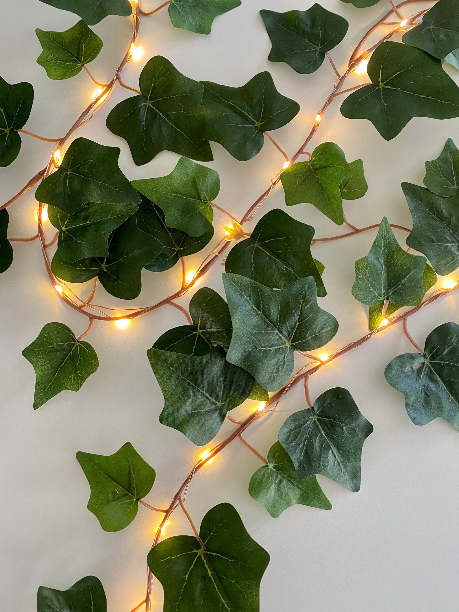 Ivy Fairy Lights Girls Bedroom Decor Garland String Lights - Etsy