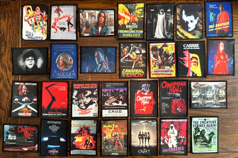 Horror and Cult Classic Patches : Cr - Etsy