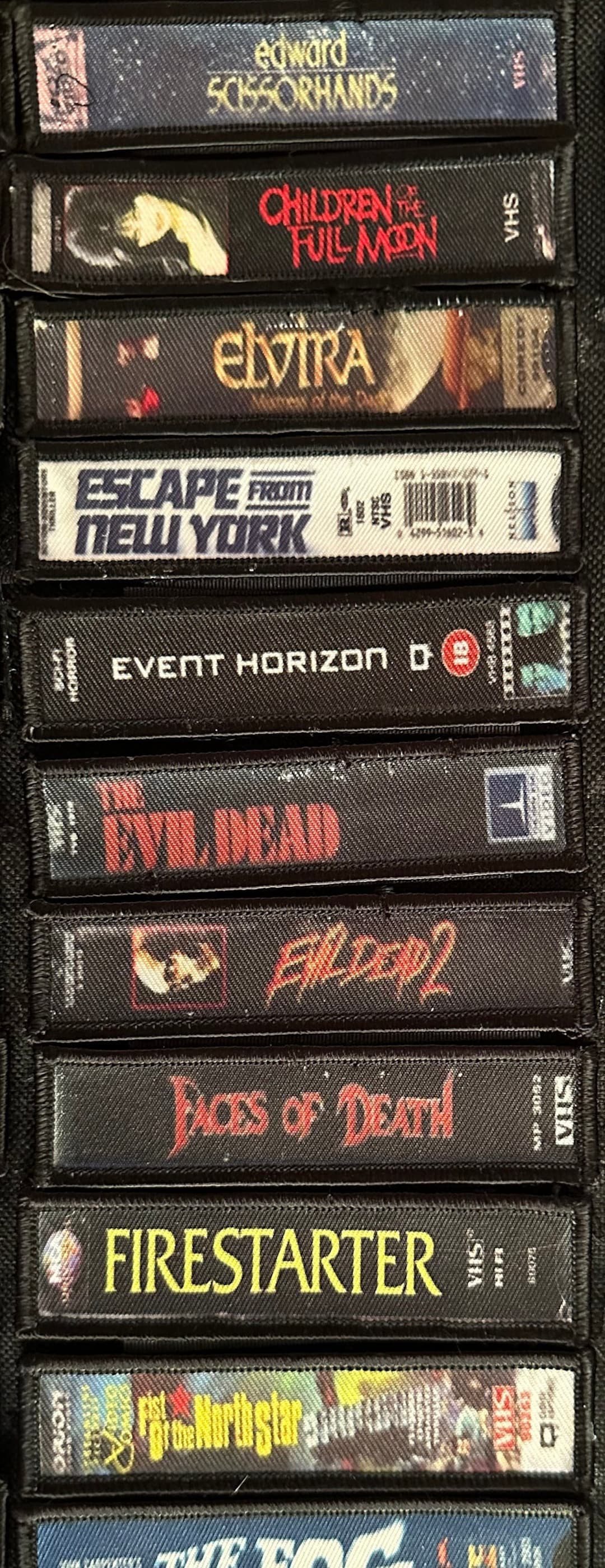 VHS Label Patches Ed - Ni - Etsy