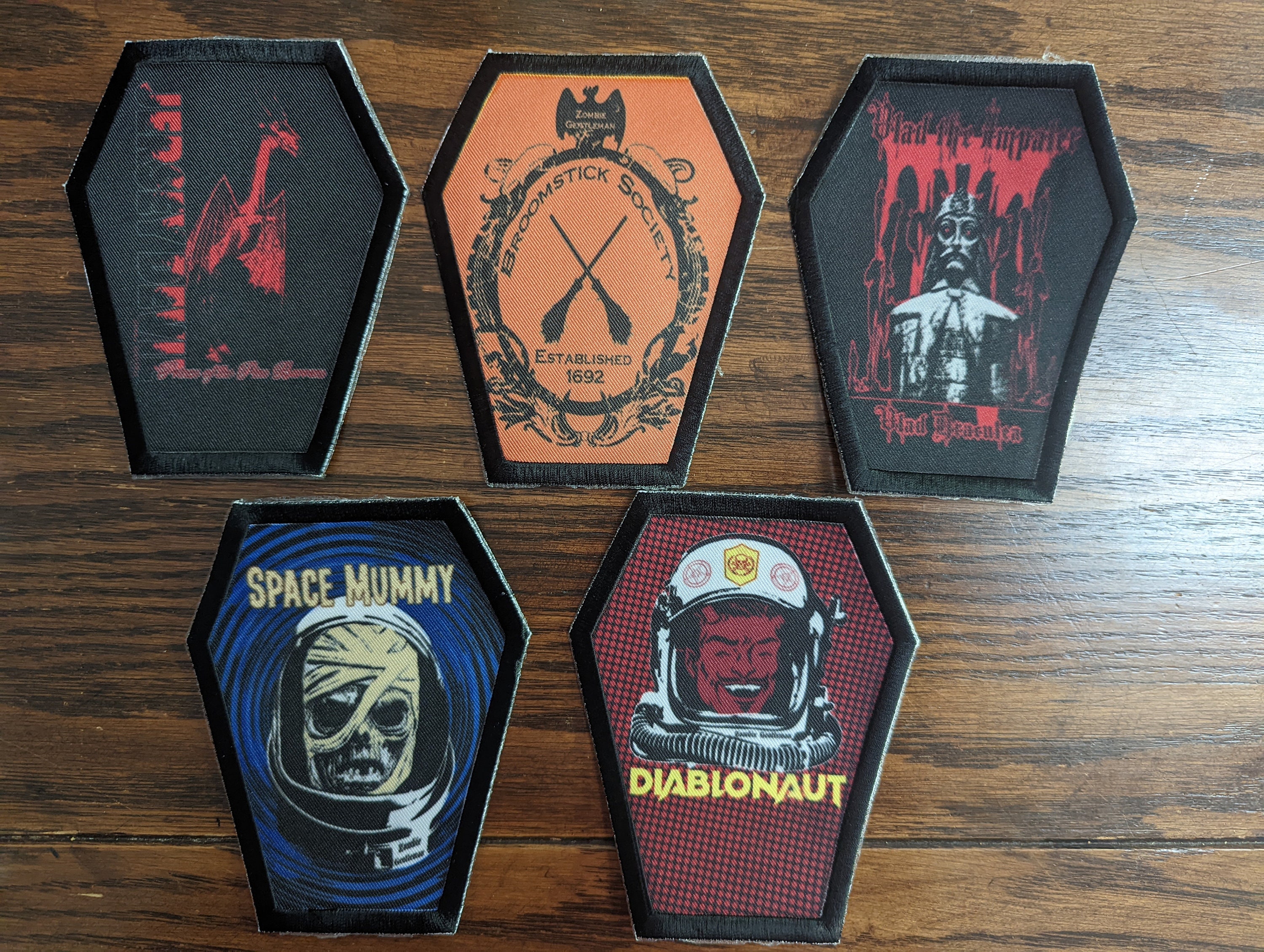 Large Coffin Patches - Etsy