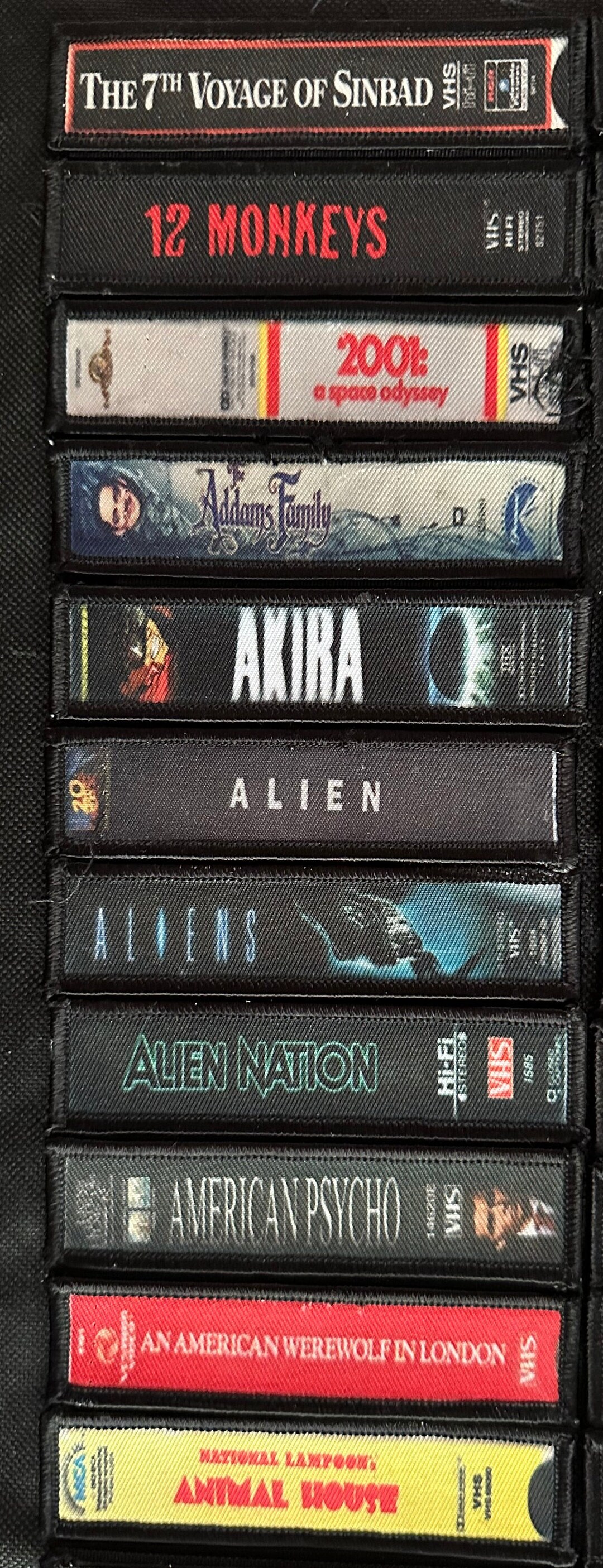 VHS Label Patches # - Dr - Etsy