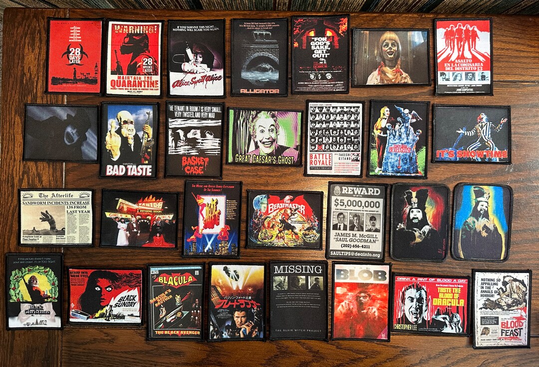 Horror and Cult Classic Patches : # - Cr - Etsy