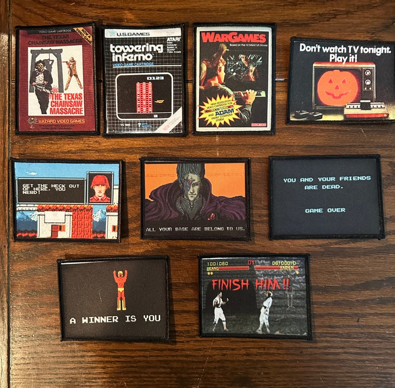 Video Game Patches - Etsy
