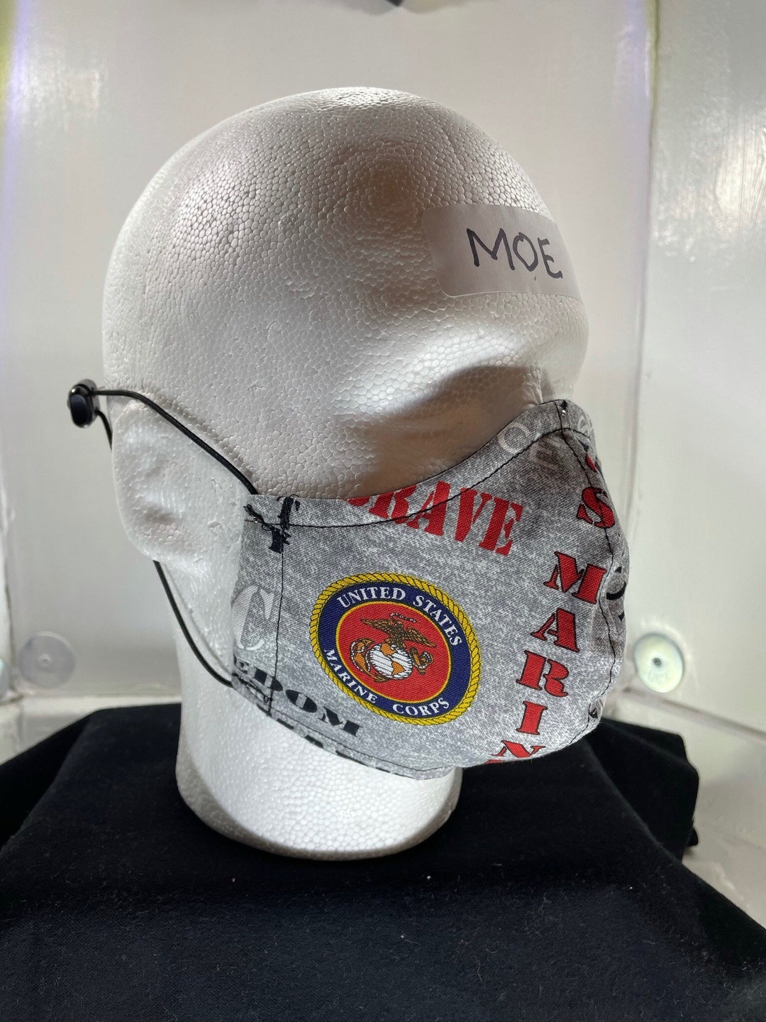 Mask - Marine With Adjustable String Locks (3-layers) - Etsy