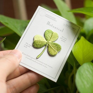 Four Leaf Clover Patch, Embroidered Clover Patch, Lucky Clover Patch ...