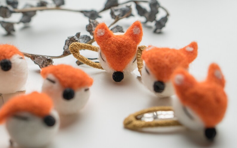 Felted Fox Wool Felt Fox Fox Ornament Needle Felt Fox - Etsy