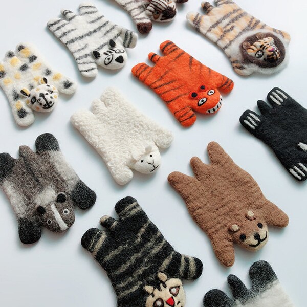 Felted Wool Animals - Etsy