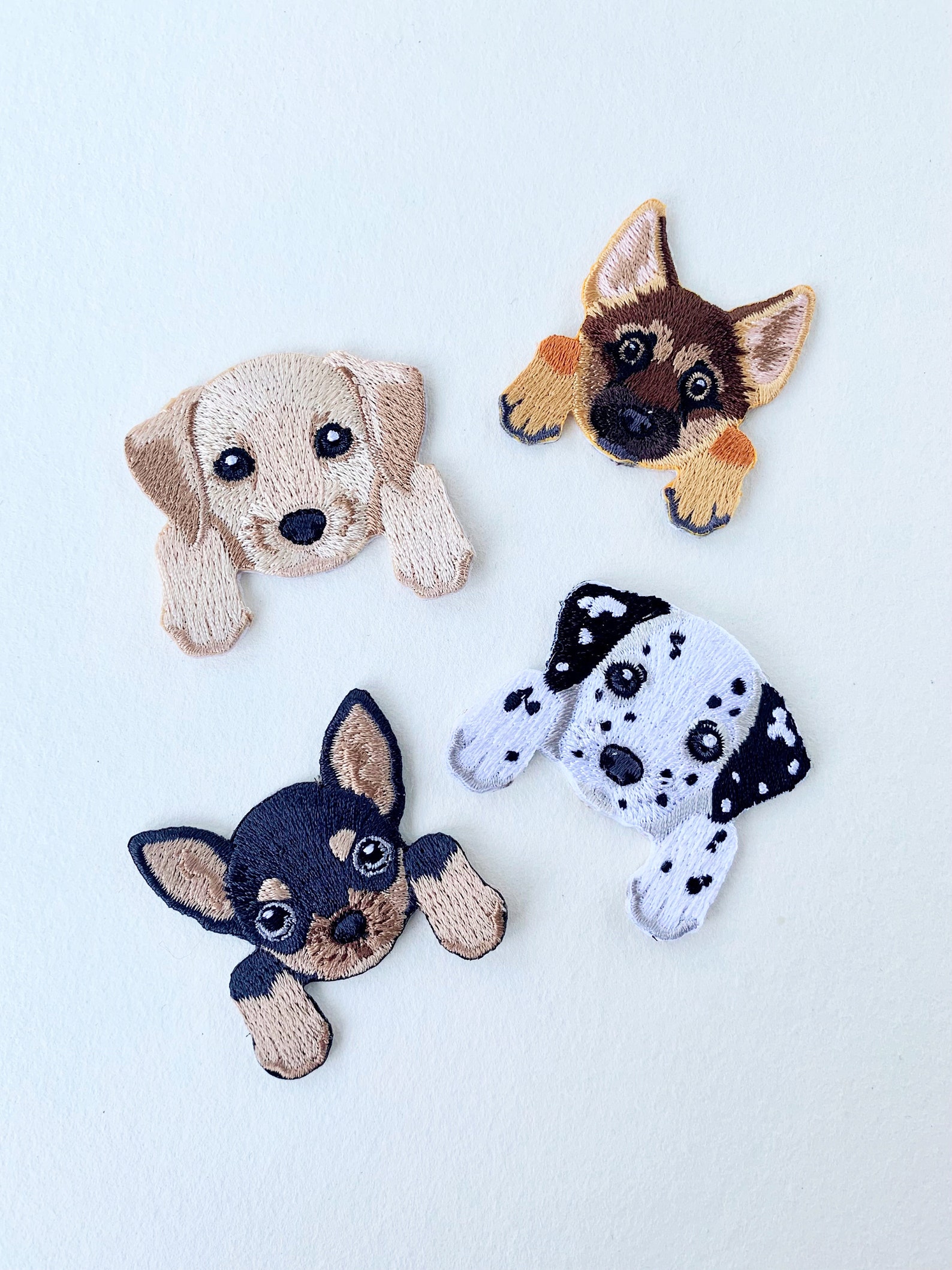 Embroidered Puppies Patch, 12 Styles, Pet Patches, Iron on Sew on ...