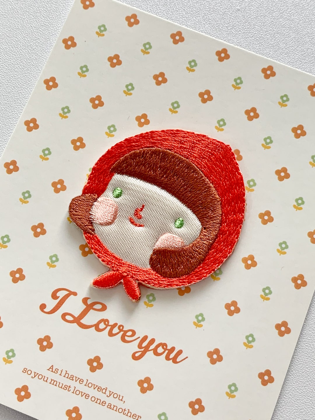 Little Red Riding Hood Patch, Cute Girl Patch, Embroidered Patches ...